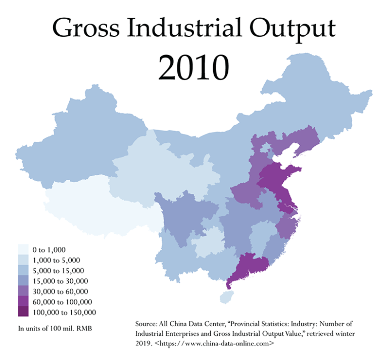 The Changing Geography of Chinese Industry: Data Brief | Chuang