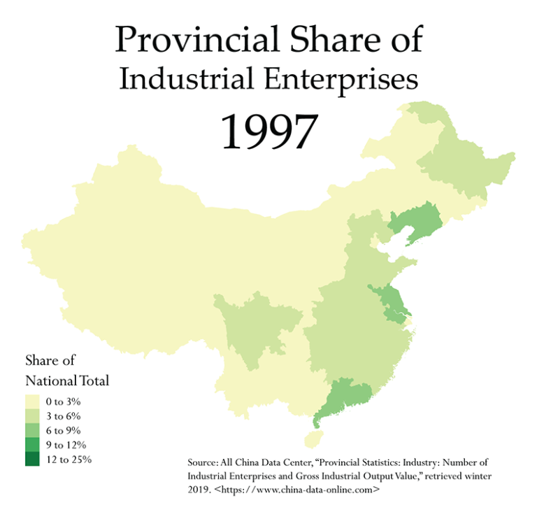 The Changing Geography of Chinese Industry: Data Brief | Chuang